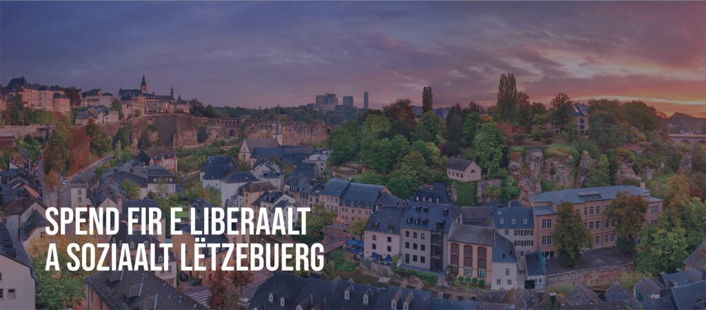 Don maachen | Demokratesch Partei